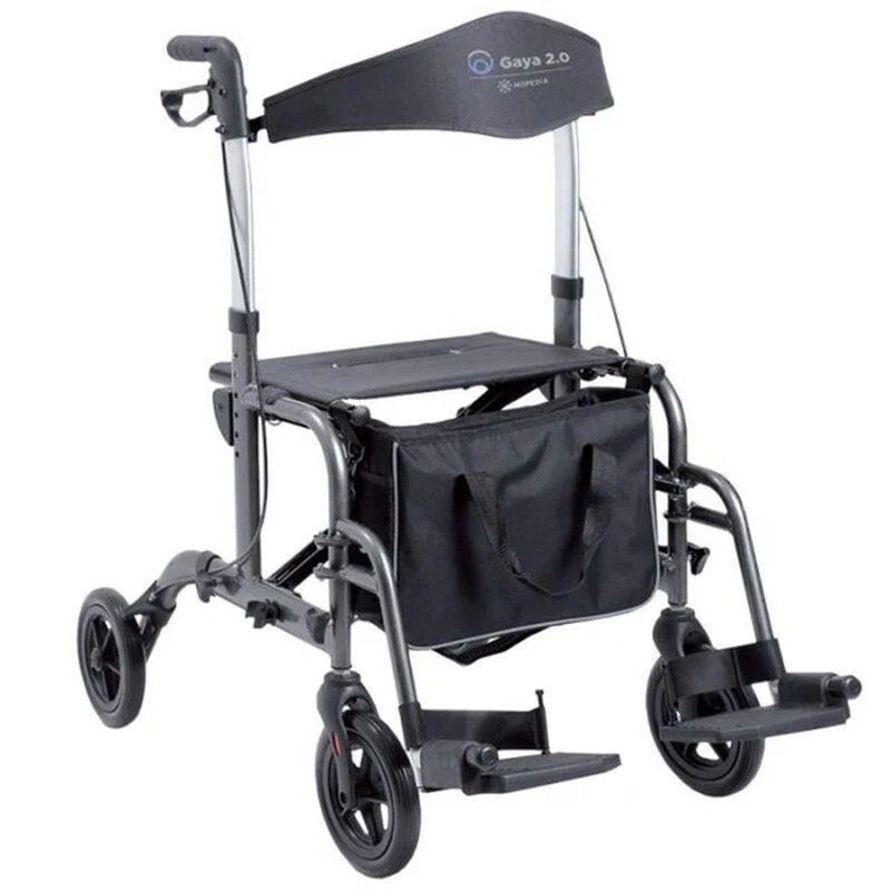 Andador rollator y silla doble función GAYA — Ortopedia y Rehabilitación